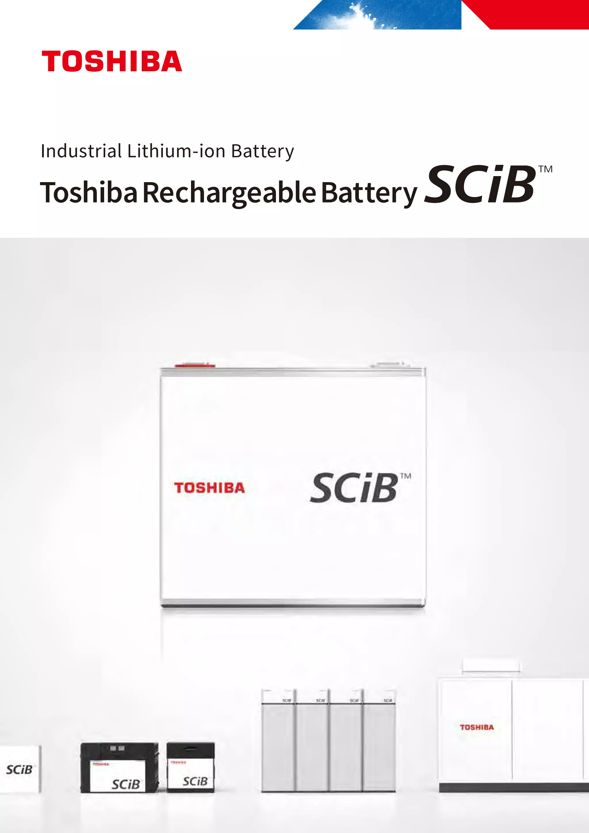 Toshiba Rechargeable Battery SCiB™ | PDF