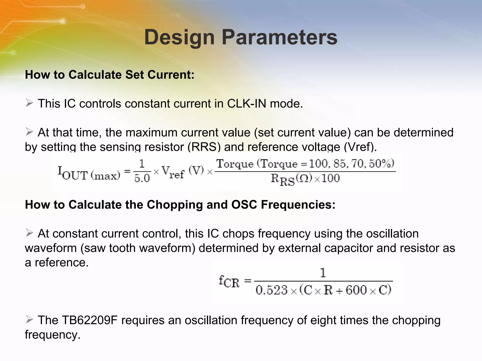 Stepping Motor Driver IC Using PWM Chopper Type: TB62209FG | PPT