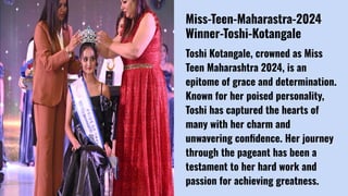 Miss-Teen-Maharastra-2024-Winner-Toshi-Kotangale | PPT