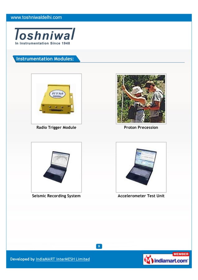 Toshniwal Technologies Pvt. Ltd, New Delhi, Lab Testing | PDF