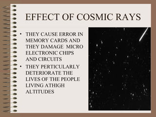 COSMIC RAYS | PPT