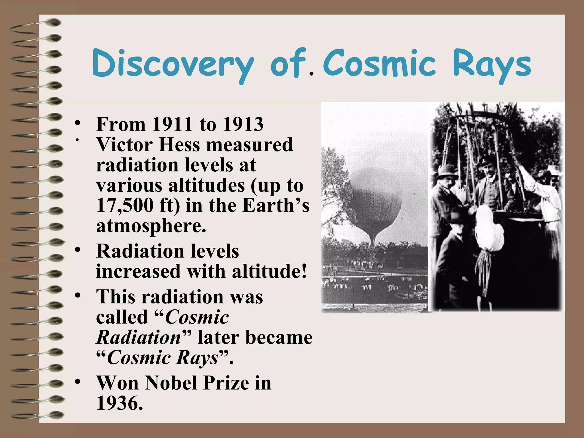 COSMIC RAYS | PPT