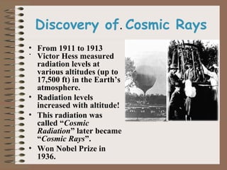 COSMIC RAYS | PPT