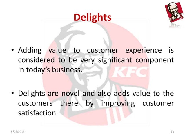 Operations strategies of KFC | PPTX | Food Industry | Industries