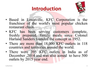 Operations strategies of KFC | PPTX