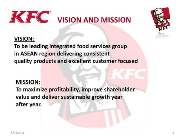 Operations strategies of KFC | PPTX | Food Industry | Industries
