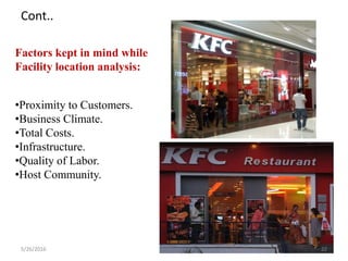 Operations strategies of KFC