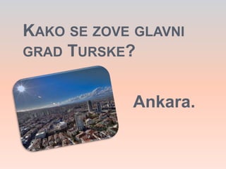 Kviz o Turskoj | PPT