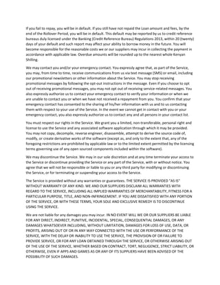 OPesa Terms of Service | PDF