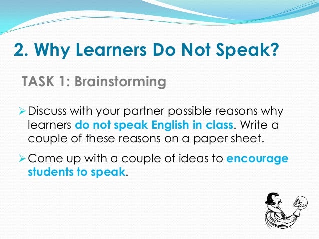 To speak or not to speak