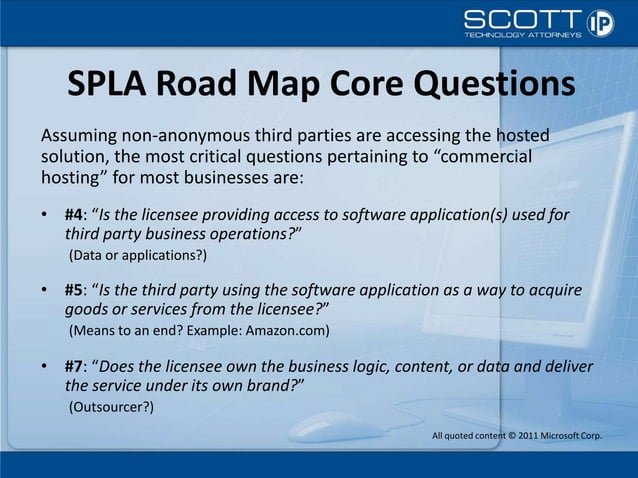 To SPLA or Not to SPLA - Microsoft Licensing for the Hosting Services Provider | PPTX ...