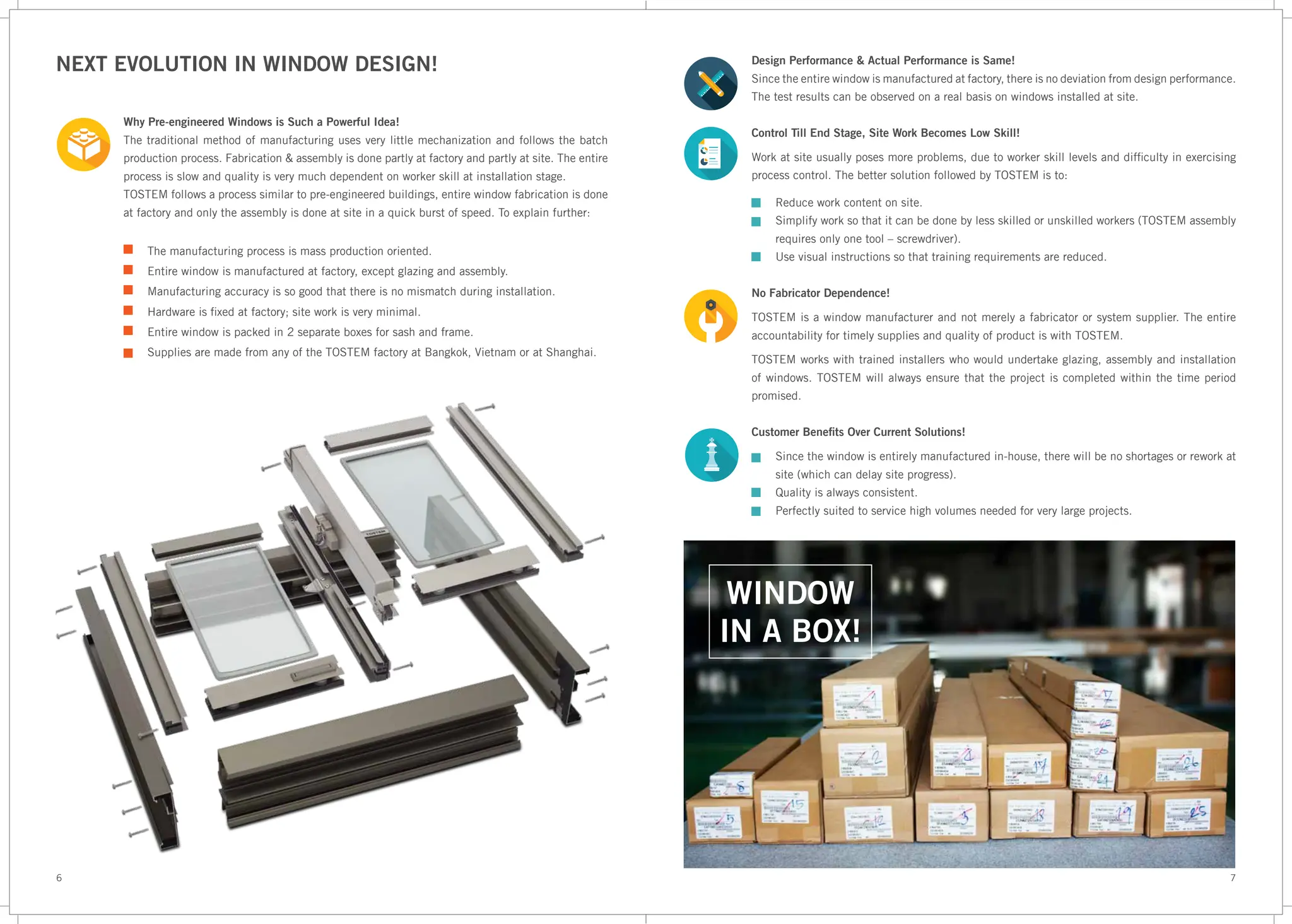 TOSTEM PROJECT BROCHURE, PRE ENGINEERED ALUMINIUM WINDOWS | PDF