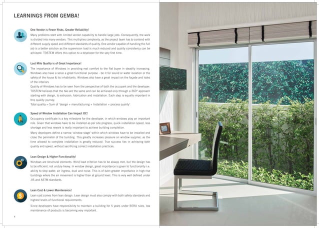 TOSTEM PROJECT BROCHURE, PRE ENGINEERED ALUMINIUM WINDOWS | PDF | Construction Industry | Industries