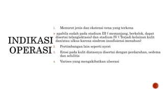 Tehnik operasi Stripping Vena modifikasi | PPTX