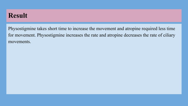 To study effect of drug on ciliary motility of frog oesophagus | PDF ...