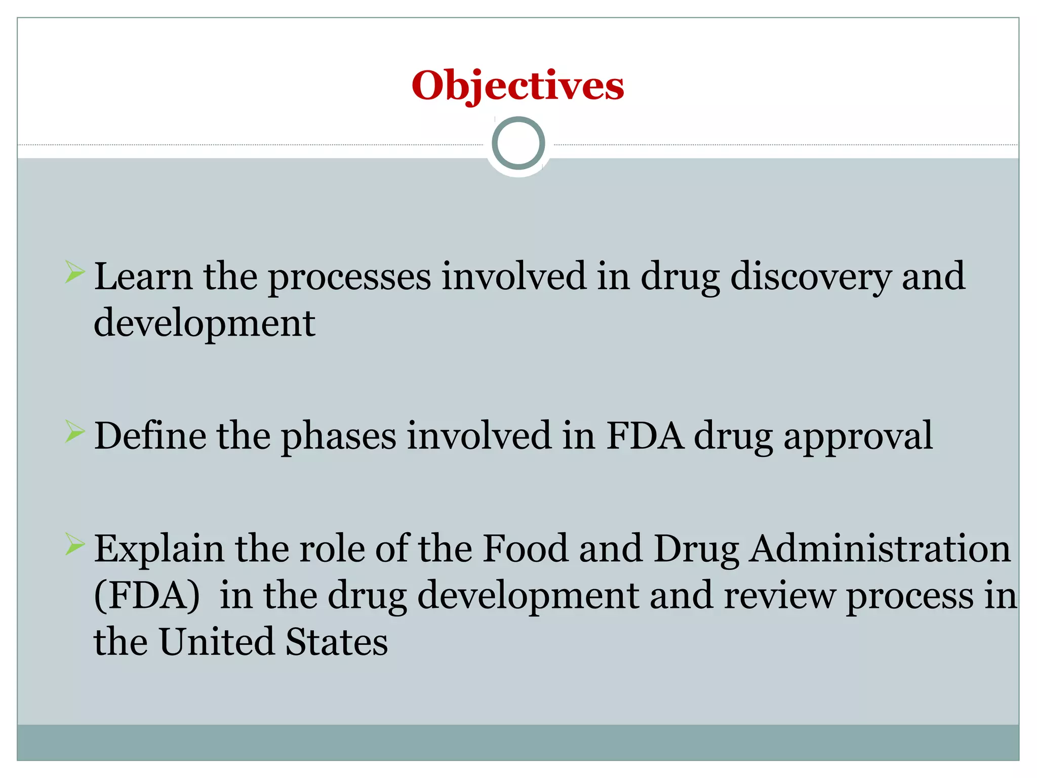 To study new drug registration process in u.s | PPT