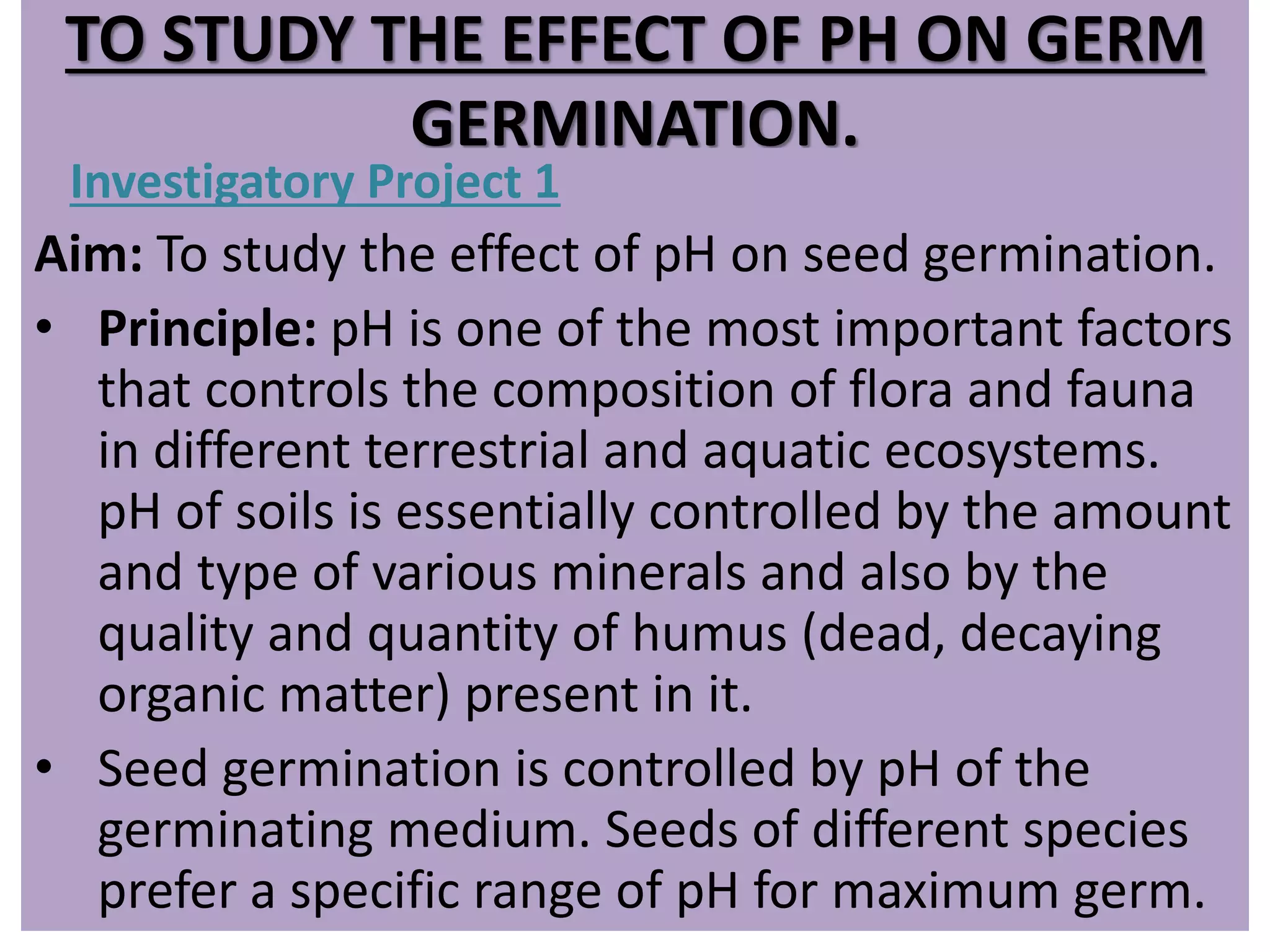 TO STUDY THE EFFECT OF PH ON GERM.pptx