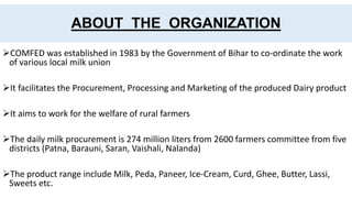 PPT on Sudha Ice Cream COMFED (A study on ice cream market in Patna ...