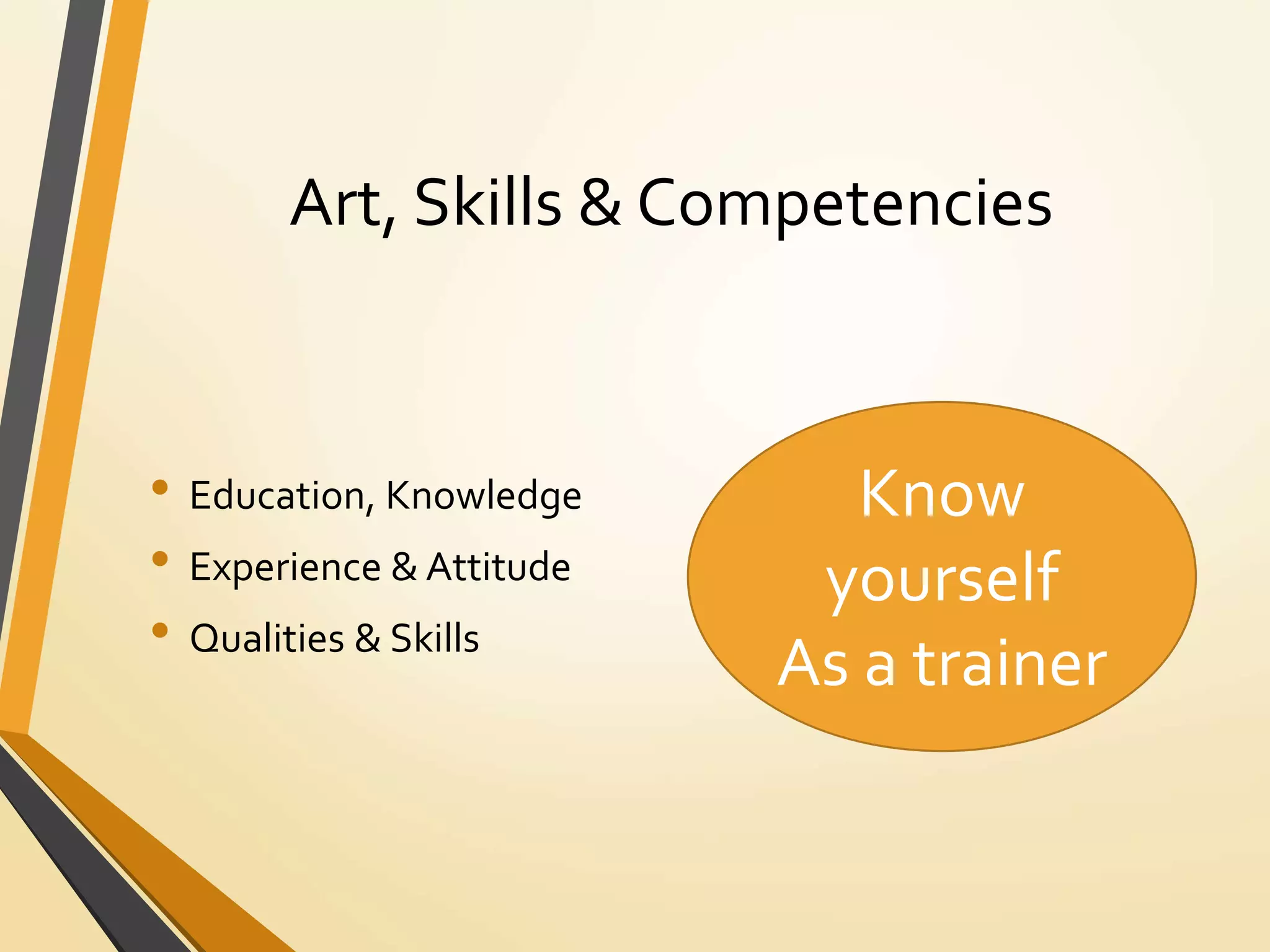 ToT- Training for Trainer | PPTX