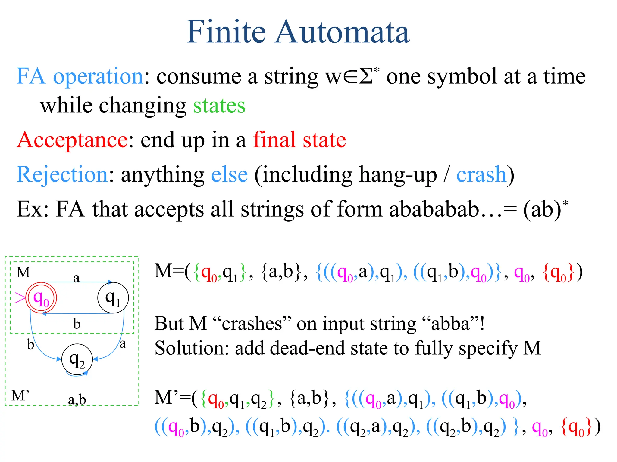 Theory of Complexity and Automata at MWU | PPT