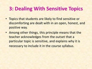 Ethical Principles in University Teaching | PPT