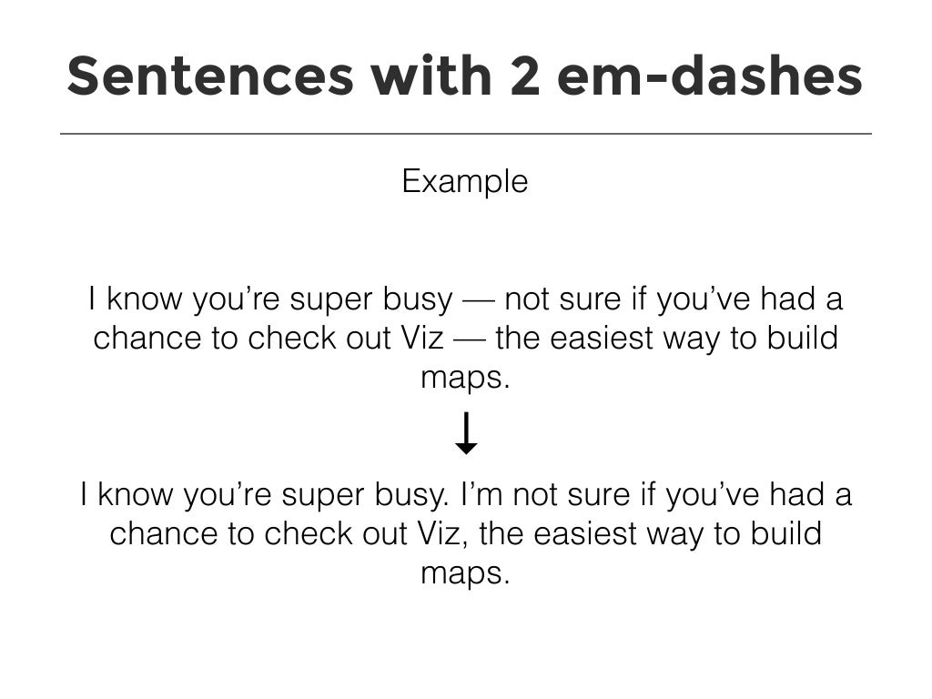 Sentences With 2 Em dashes Example Sentences With 2 Em dashes Example