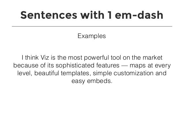 Sentences with 1 em-dash Examples