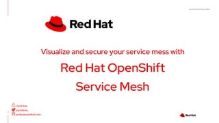Visualize and secure your service mess with Red Hat OpenShift Service Mesh | PPTX