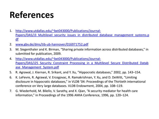 DISTRIBUTED DATABASE | PPTX