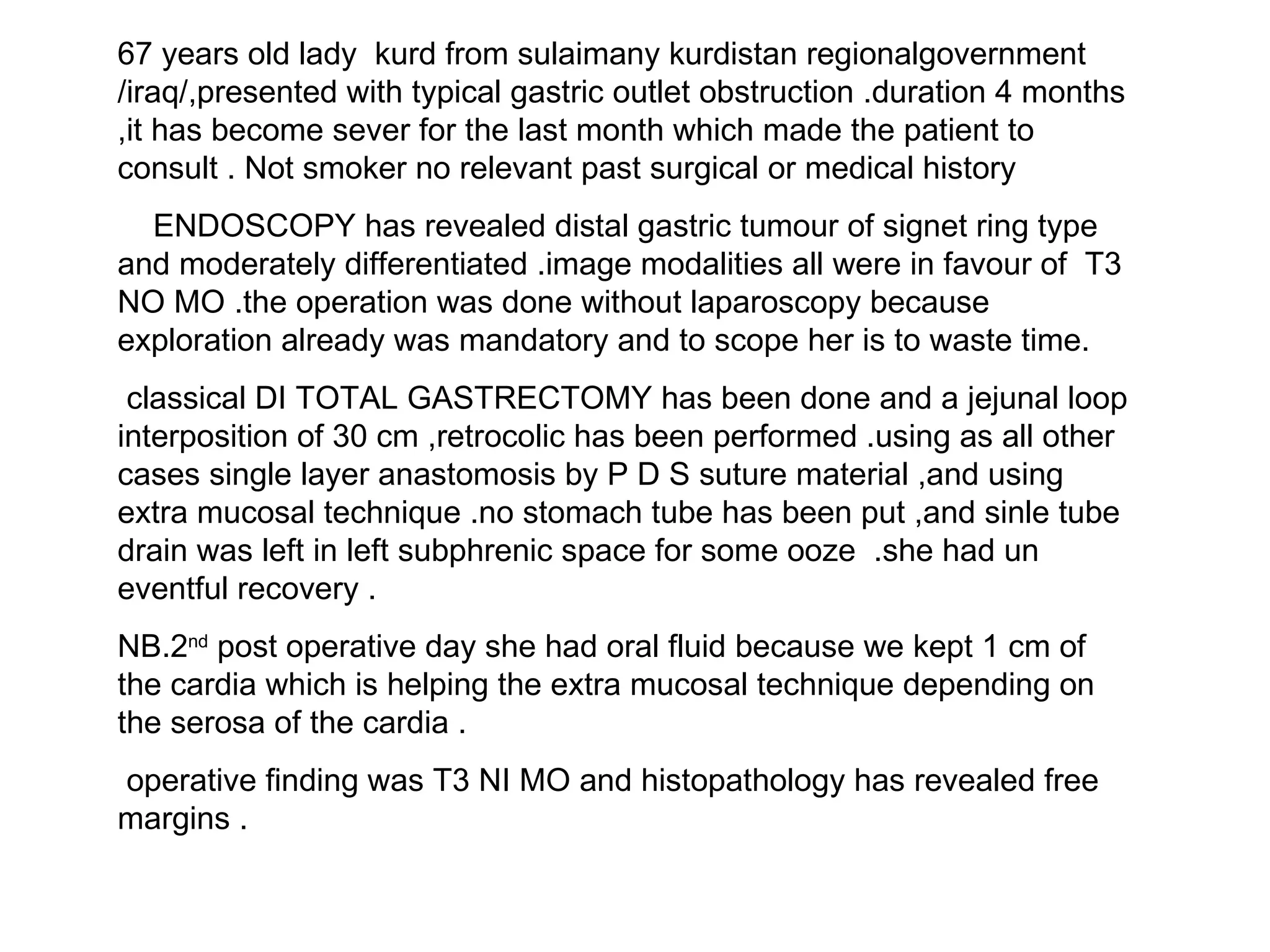 Total Gastrectomy 4 | PPT