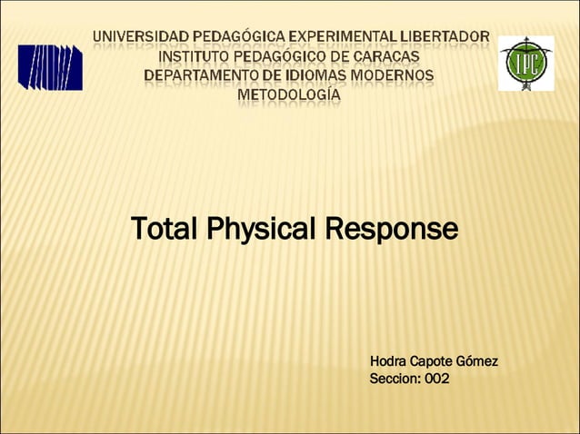 Total Physical Respose | PPT