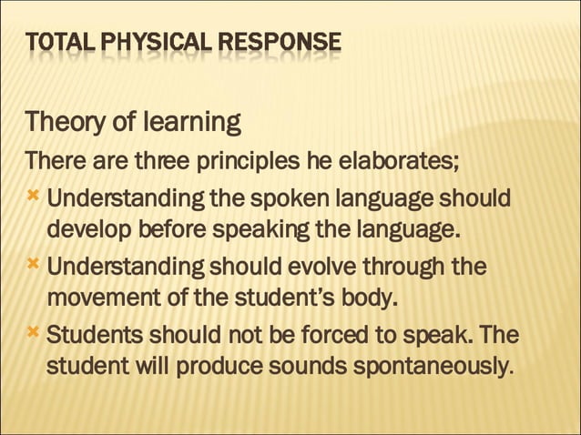 Total Physical Respose | PPT