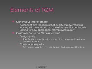 Total quality-management-tqm | PPT