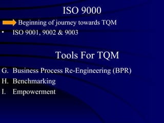 Total Quality Management-A Road Map to Corporate Excellence | PPT