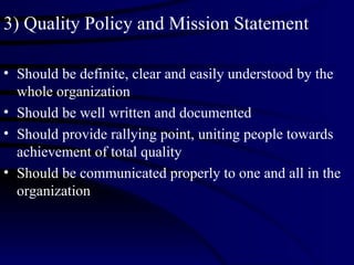 Total Quality Management-A Road Map to Corporate Excellence | PPT