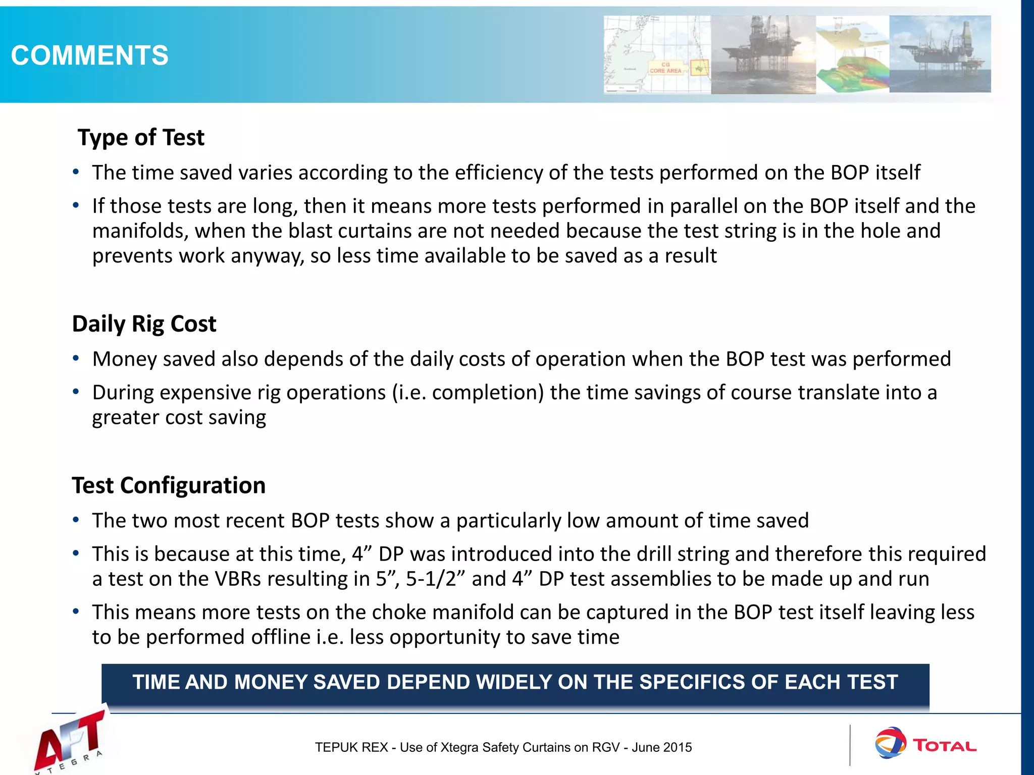 Offshore Rig Productivity using AFT Xtegra Manifold Curtain Containment ...