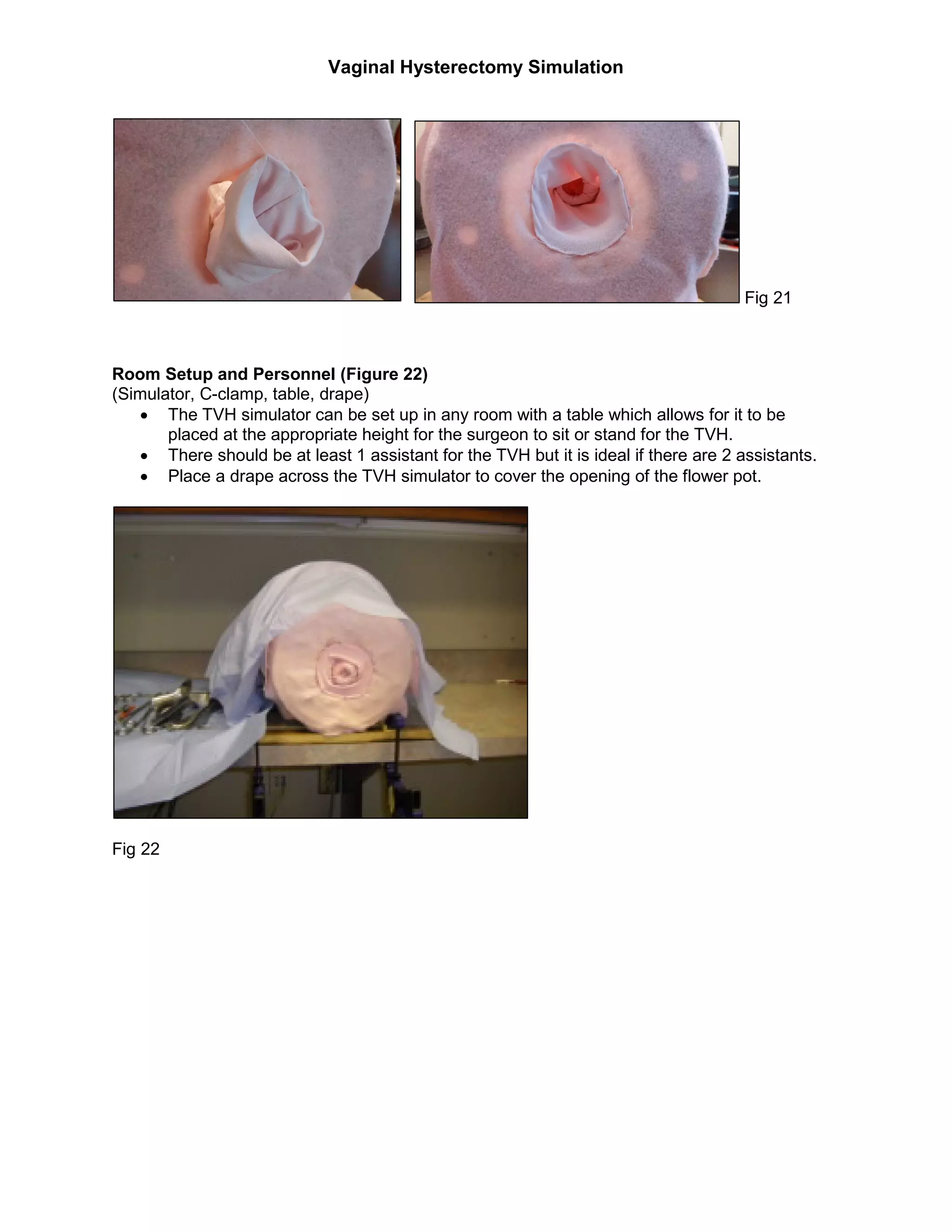 Total Vaginal Hysterectomy Simulation | PDF