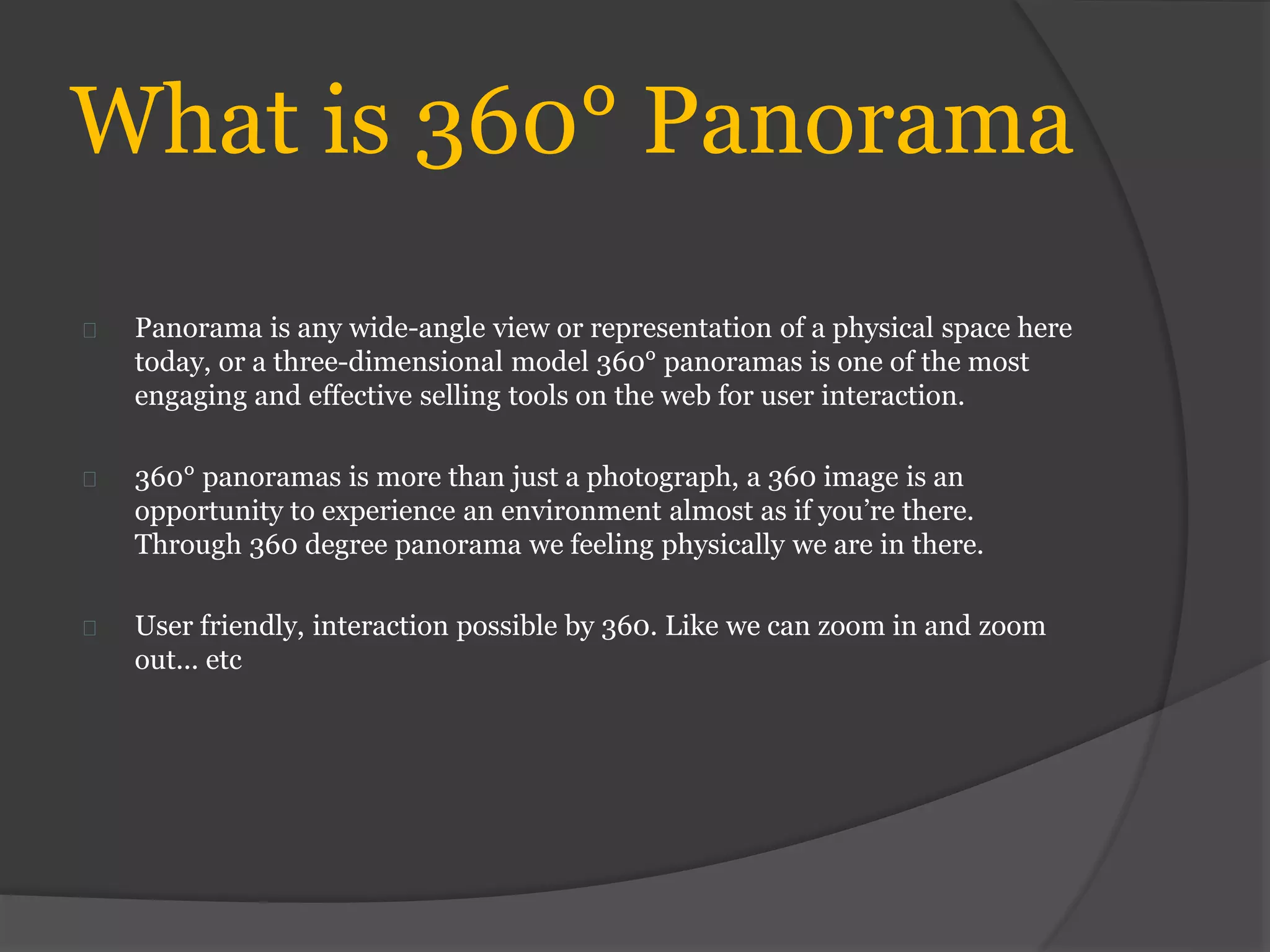 Total360 - Panorama photography and 360° virtual tour Kerala India | PPTX