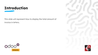 Total Amount of Invoice in Letter | PPT