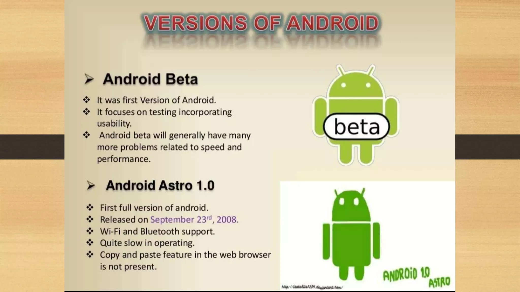 PPT ON ANDROID.pptx | Operating Systems | Computer Software and Applications