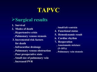 Total Anomalous Pulmonary Venous Connection | PPT