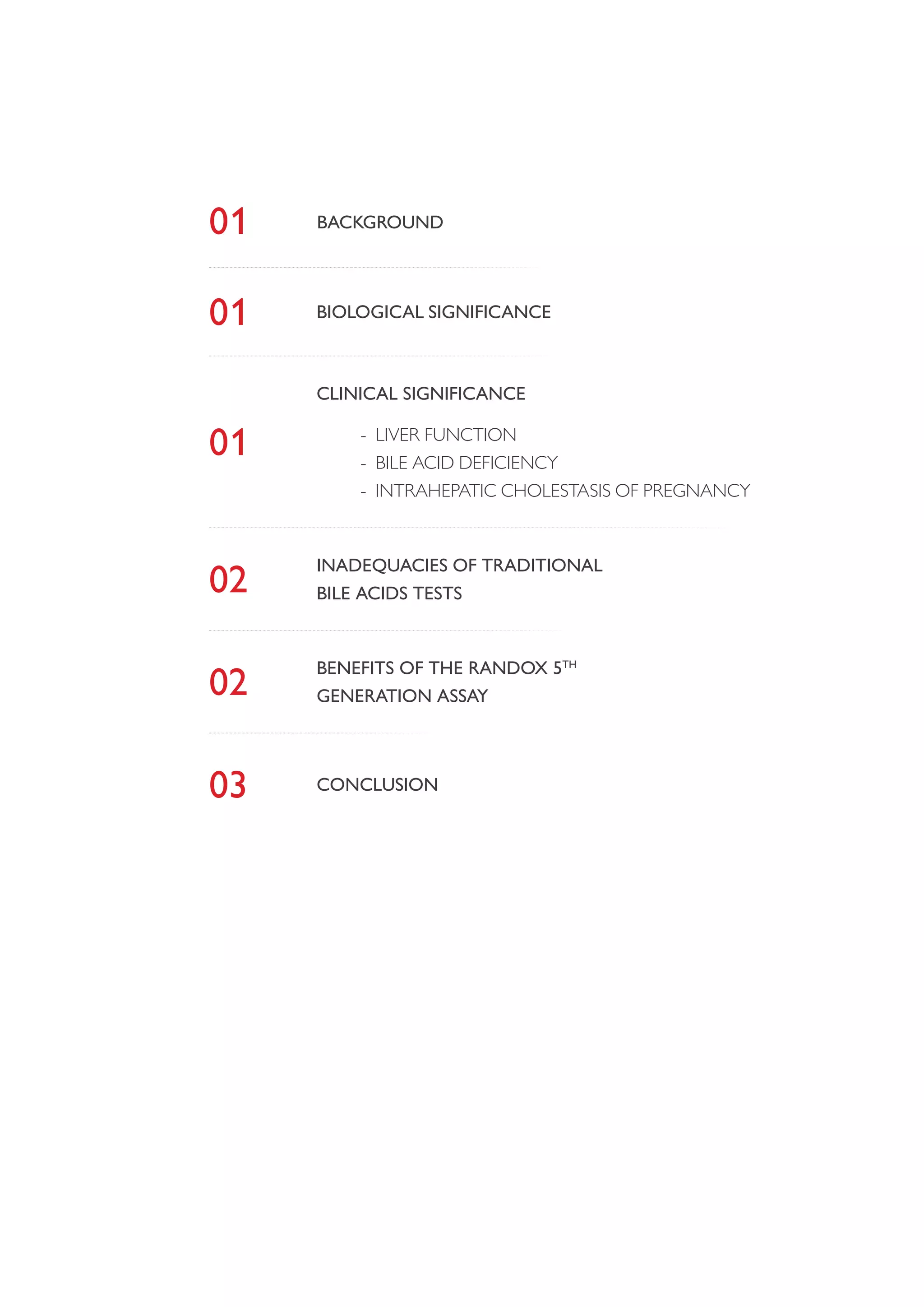 Total Bile Acids - The Importance of Fifth Generation Tests | PDF