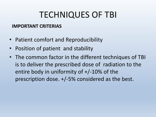 Total body irradiation | PDF