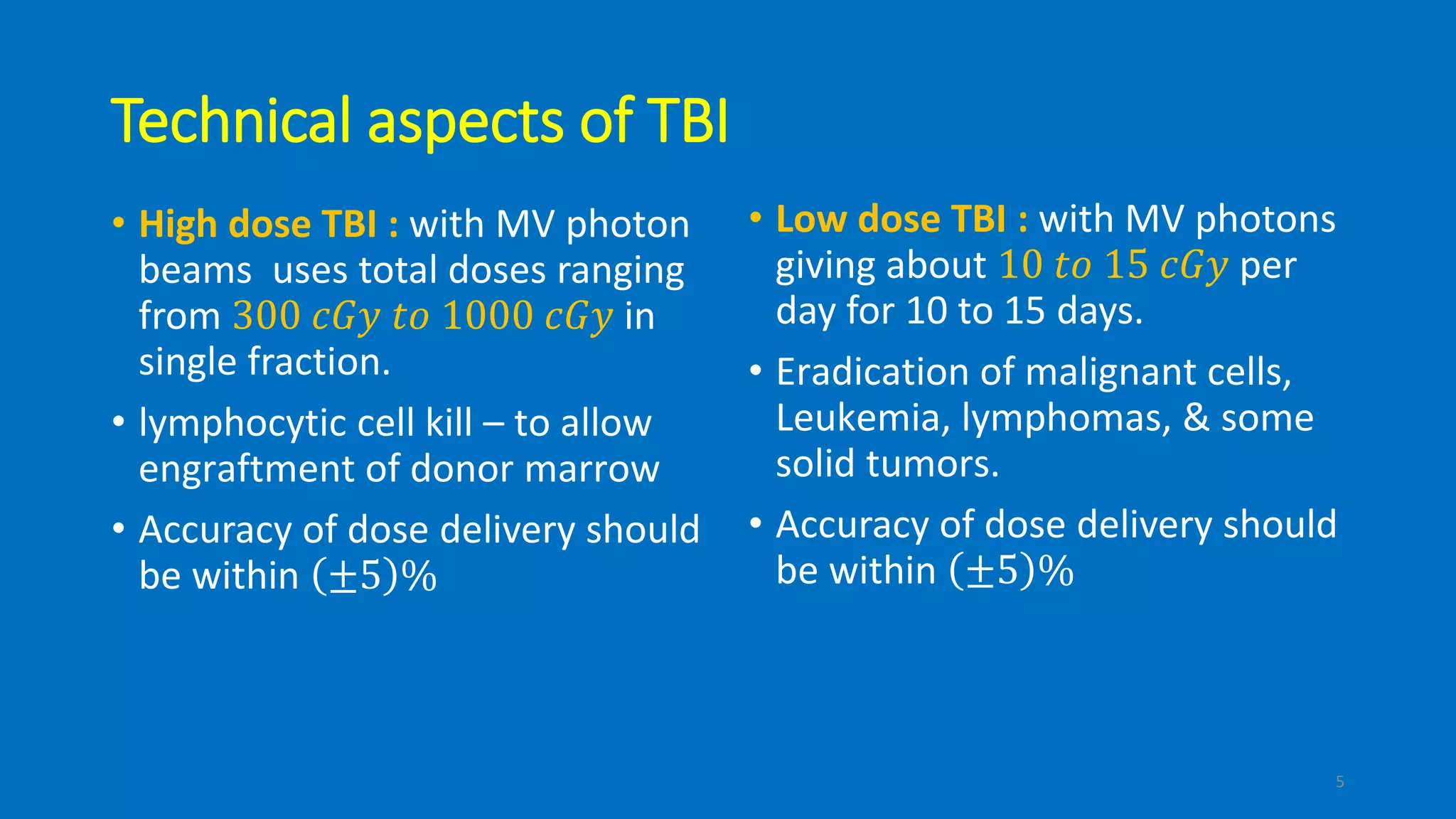 Total body irradiation | PPTX
