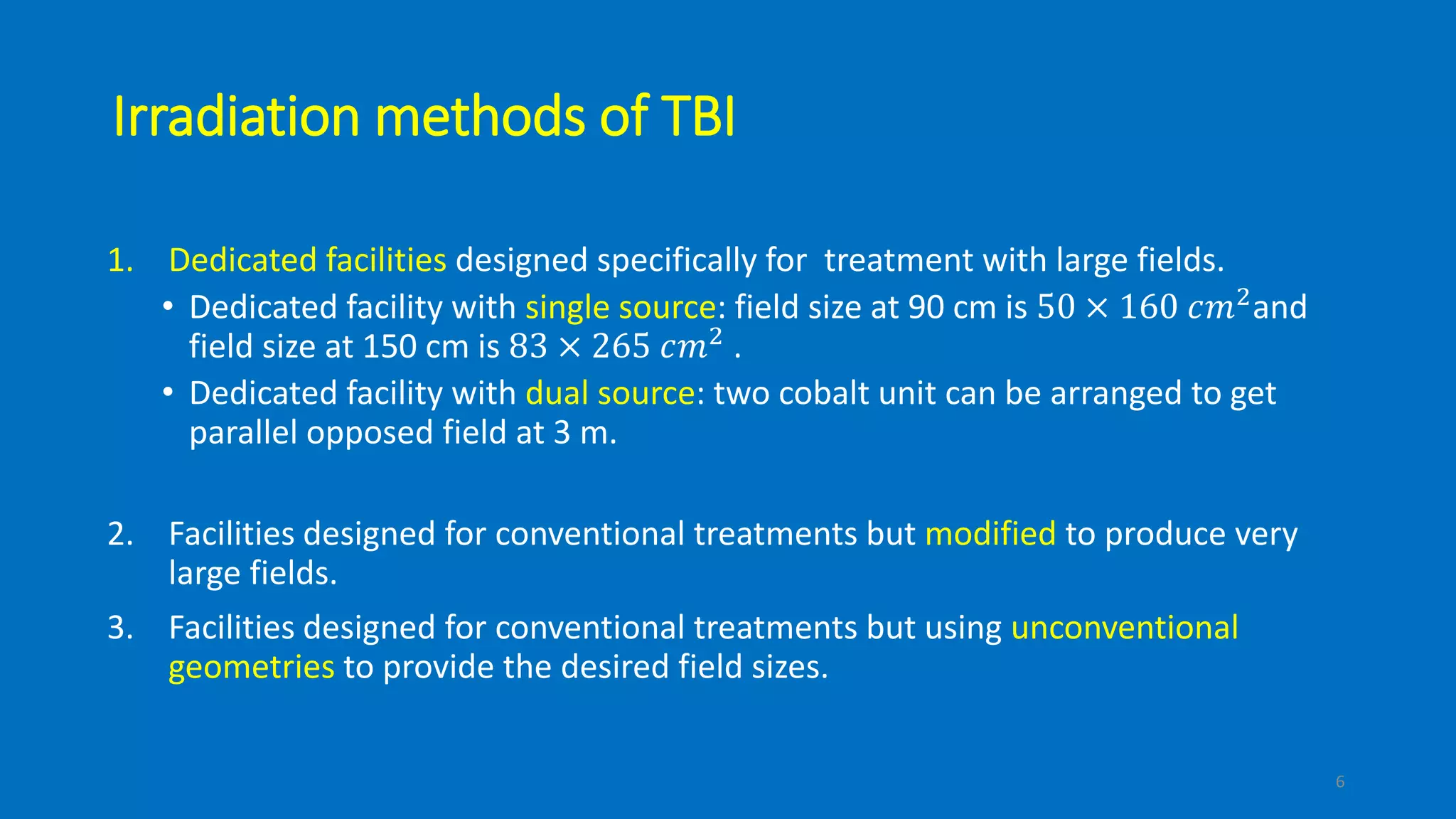 Total body irradiation | PPT