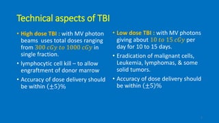 Total body irradiation | PPTX | Physical Therapy | Wellness