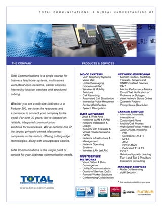 Total Communications | PDF