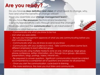 TOTAL CHANGE MANAGEMENT | PDF