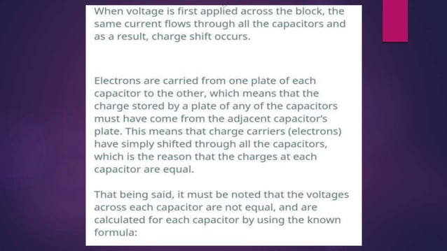 Total charge, potential difference, | PPT