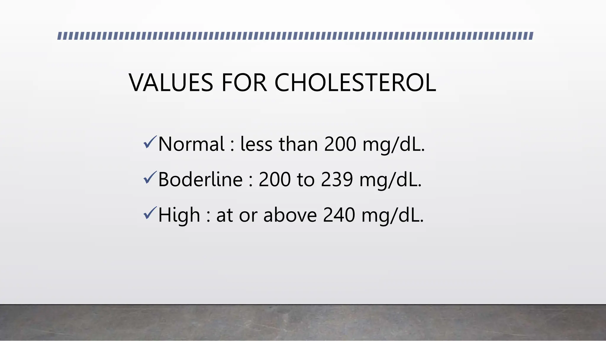 TOTAL CHOLESTEROL (lipid profile test).pptx